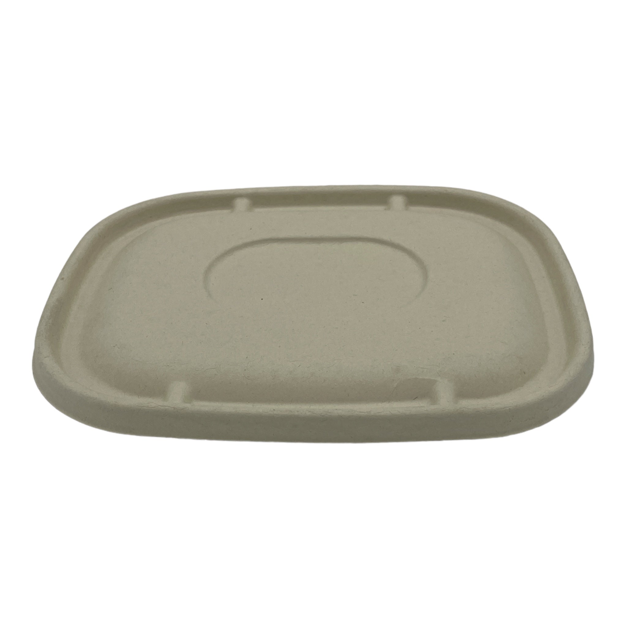 Bagasse Lids for 1100ml Rectangle Container – Food Packaging Direct